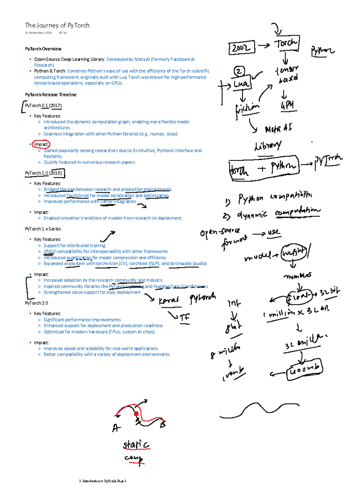 PyTorch Overview and Key Features: A Comprehensive Guide - Studocu