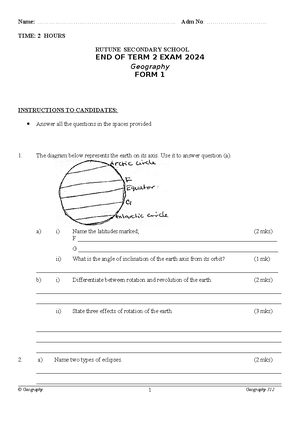 KCSE 2025 Agriculture Project Marking Scheme & Guidelines - Studocu