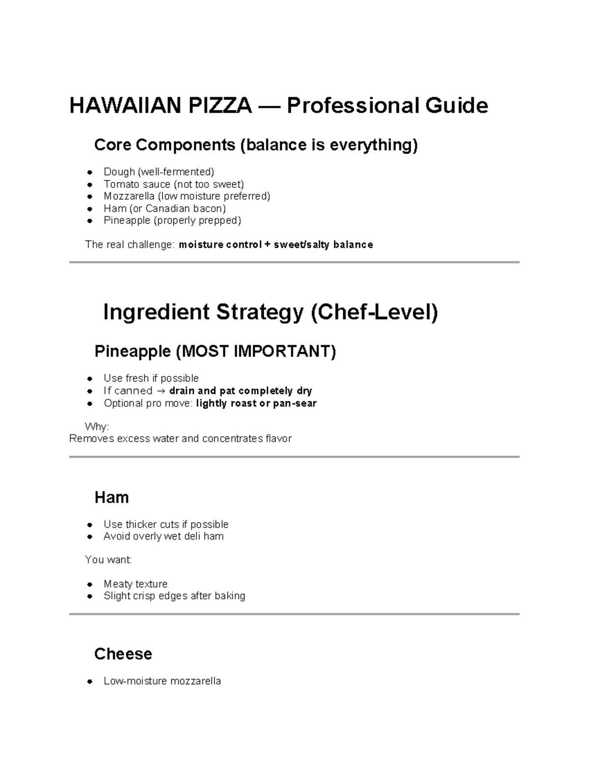 Hawaiian Pizza (Culinary 101) - Professional Guide to Perfecting ...