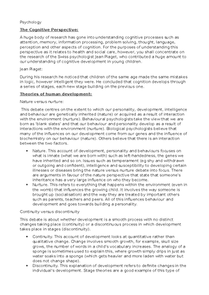 [Solved] Explain how professionals use psychological perspectives ...