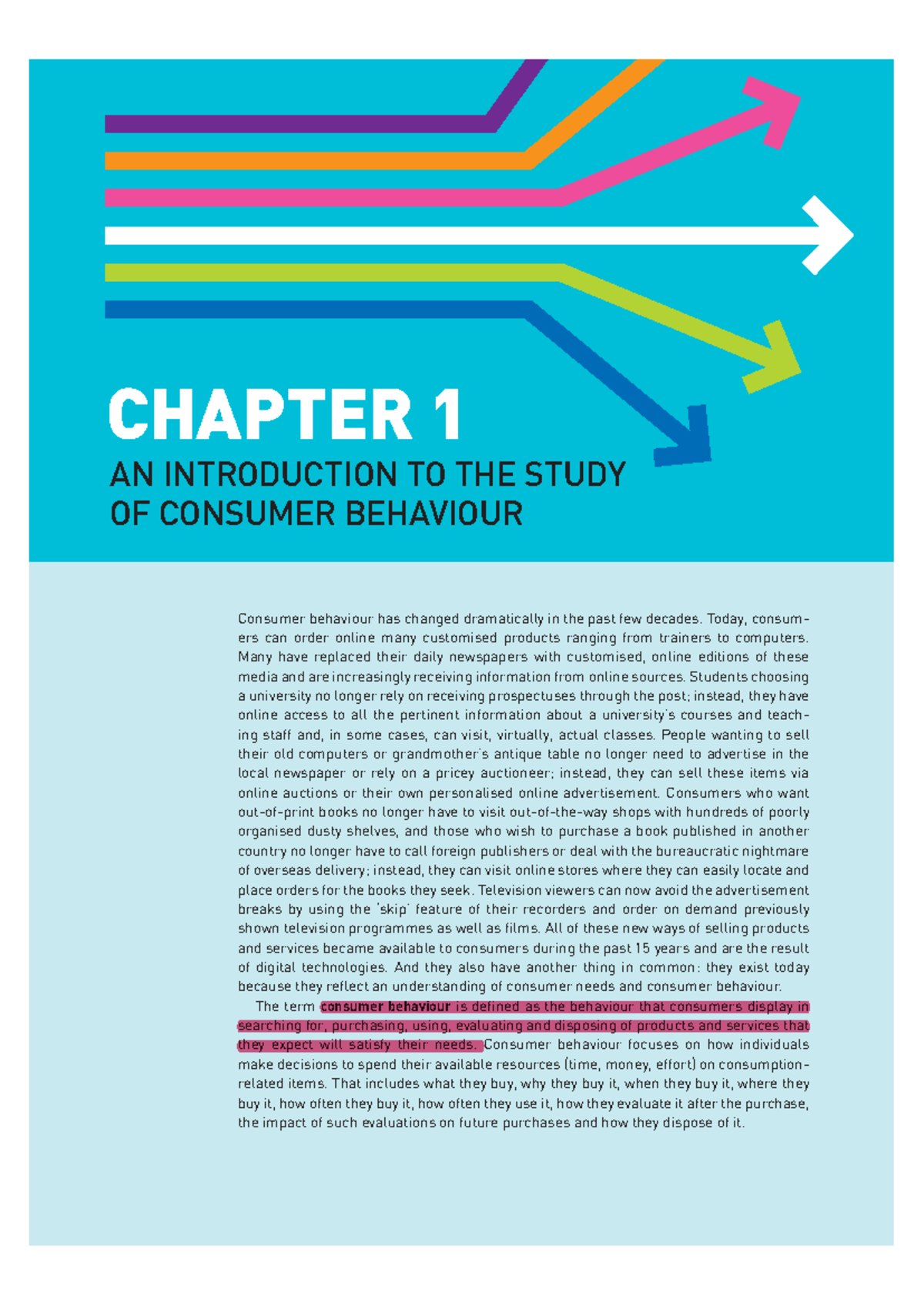 Chapter 1 Consumer Behaviour Consumer Behaviour Has Changed