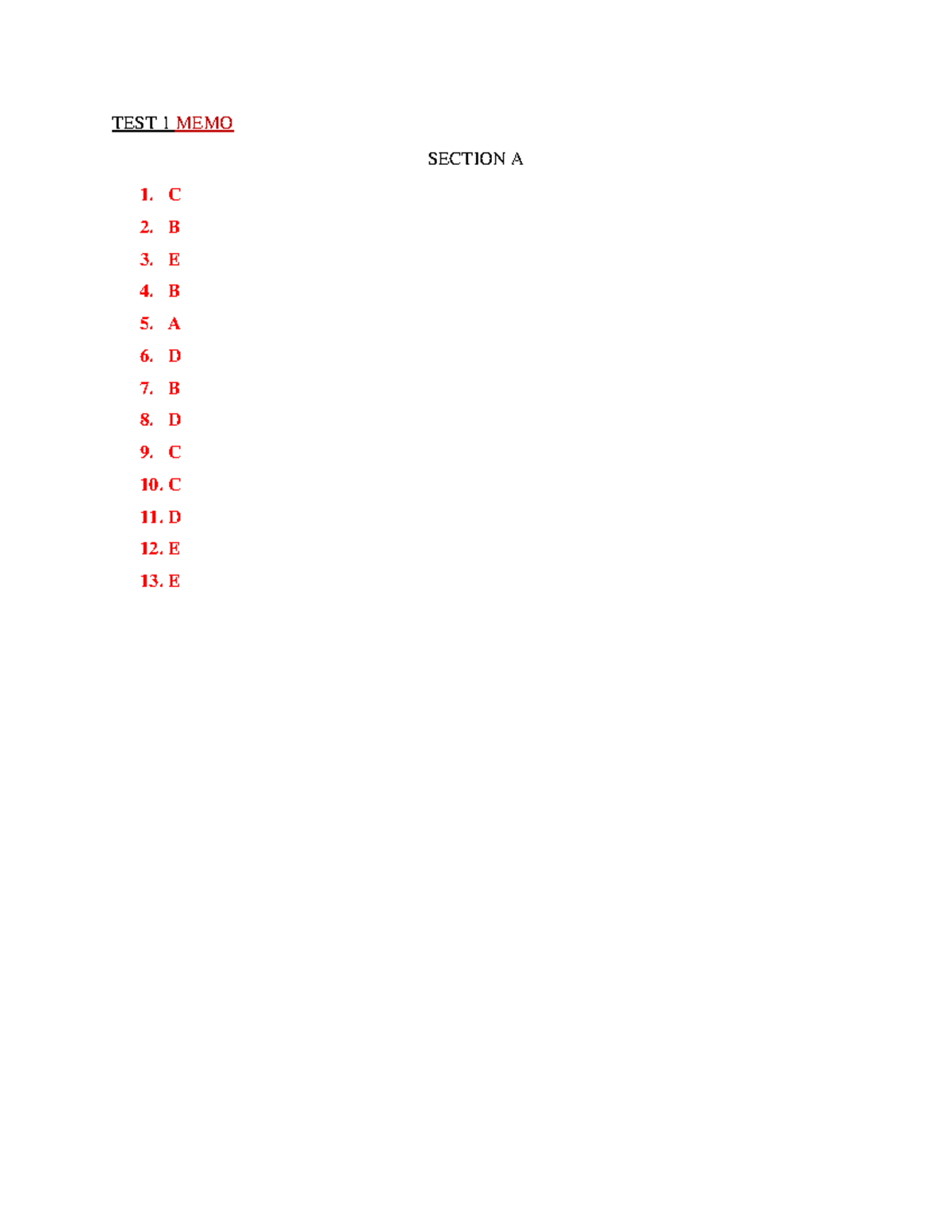ECON 112 2020 Test No.1 Memo: Answers and Explanations - Studocu