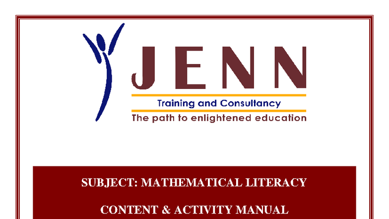 Maths LIT Measurement Content Manual 091425: Perimeter, Area & Volume ...