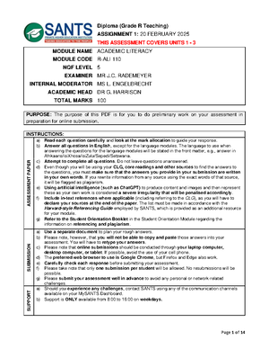 [Solved] Provide 3 strategies you could implement to prepare Grade R ...