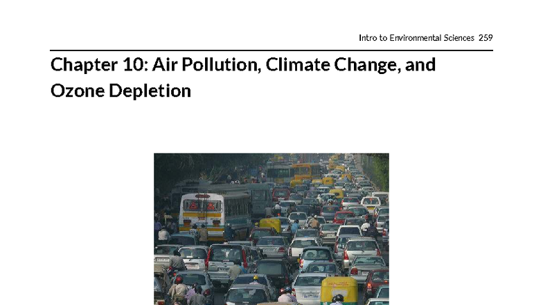 Final Exam Notes on Air Pollution & Climate Change (ENV 101) - Studocu