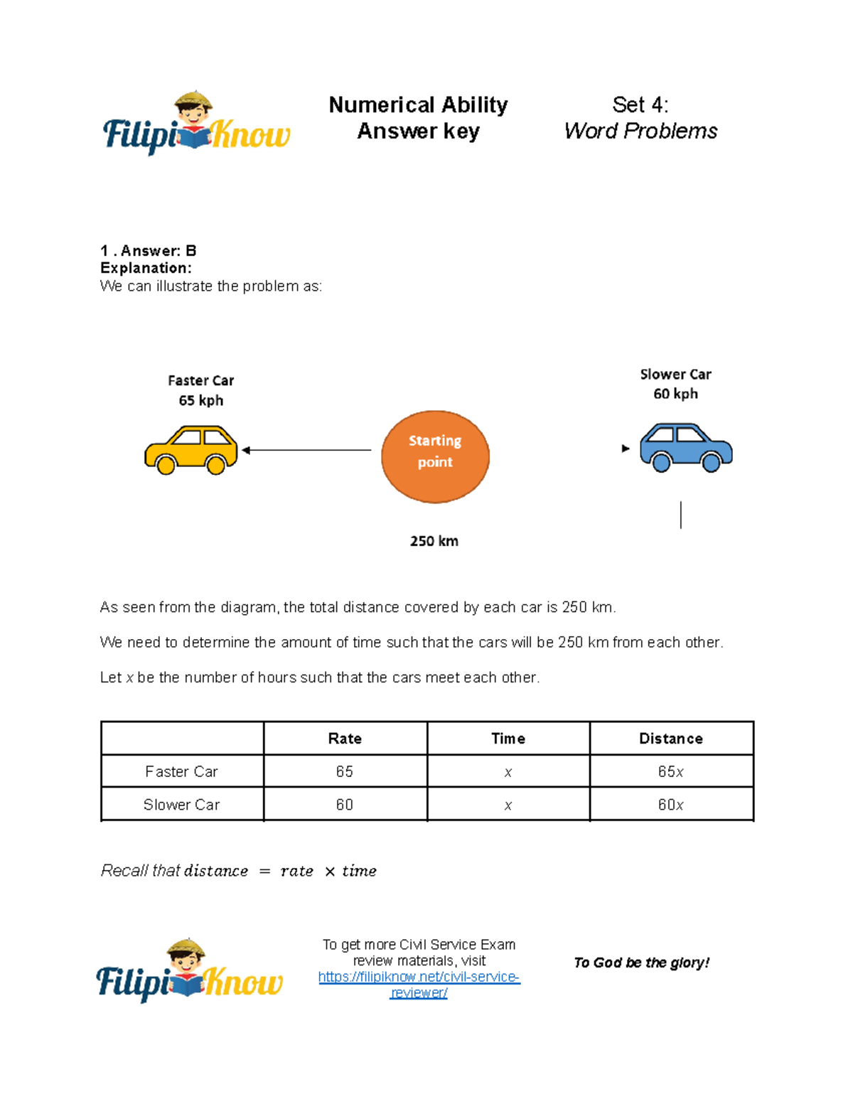 Numerical Ability Practice Questions Set 4: Answer Key & Explanations ...