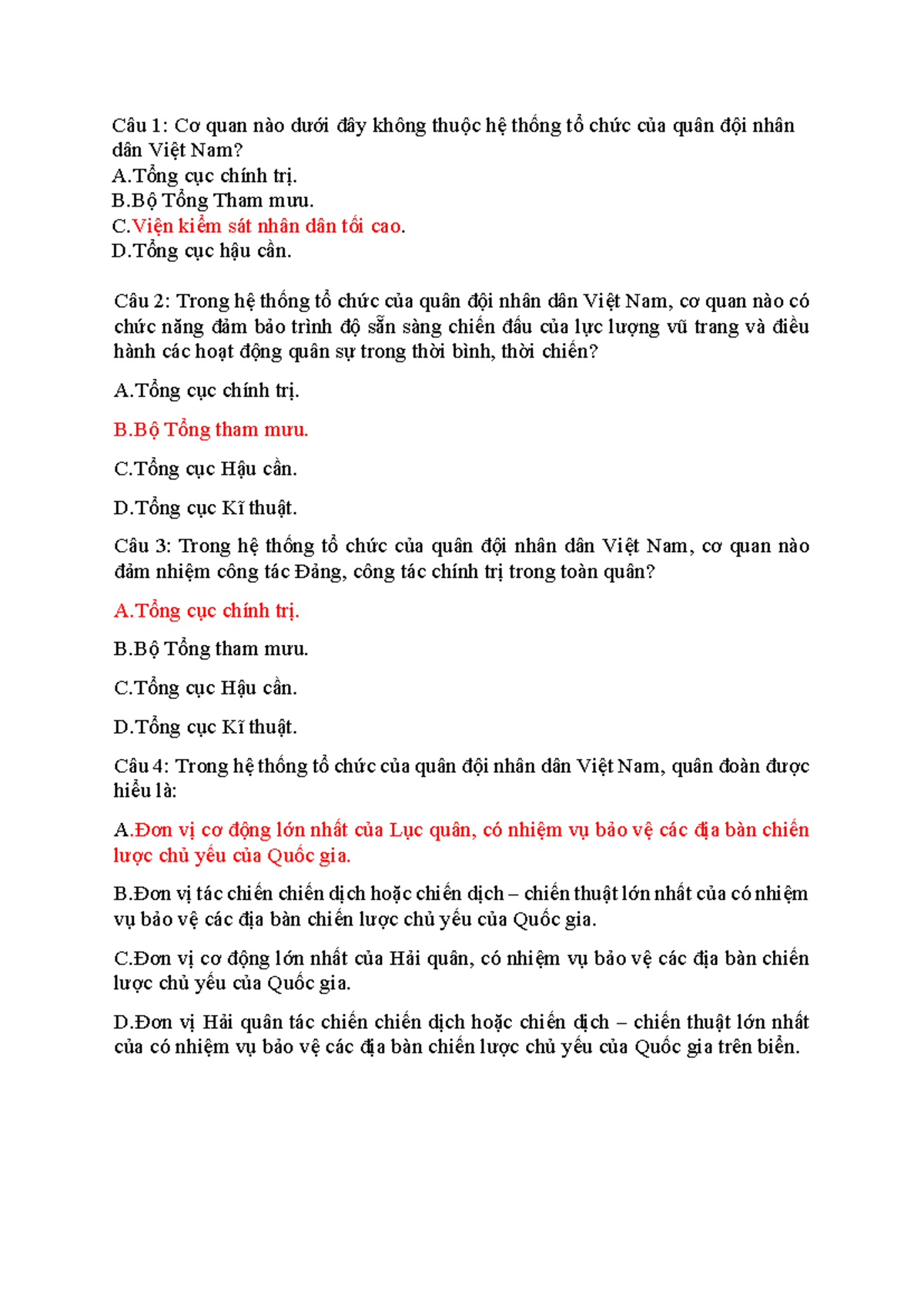 K12-B2-2025 - Câu hỏi ôn tập về tổ chức Quân đội nhân dân Việt Nam ...