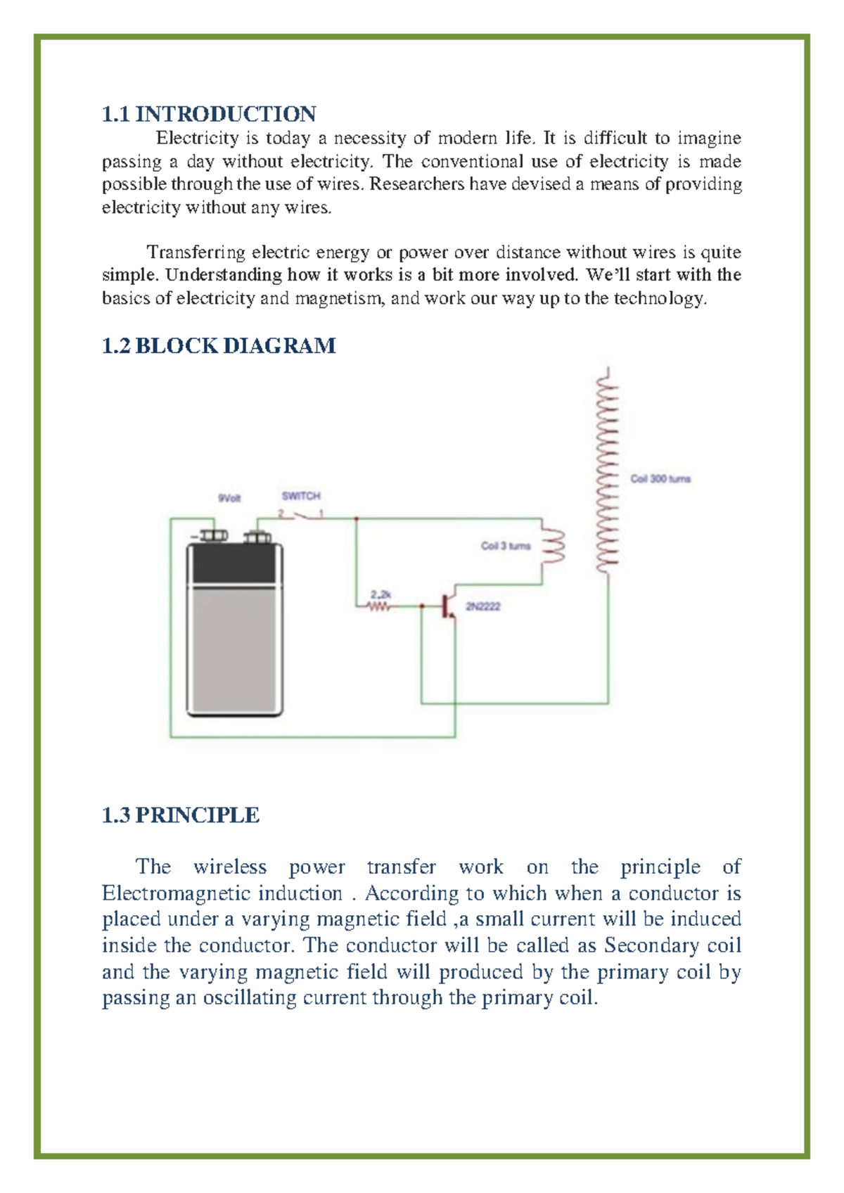 Wireless Power Transfer: Principles & Applications (Course Code: TCS101 ...