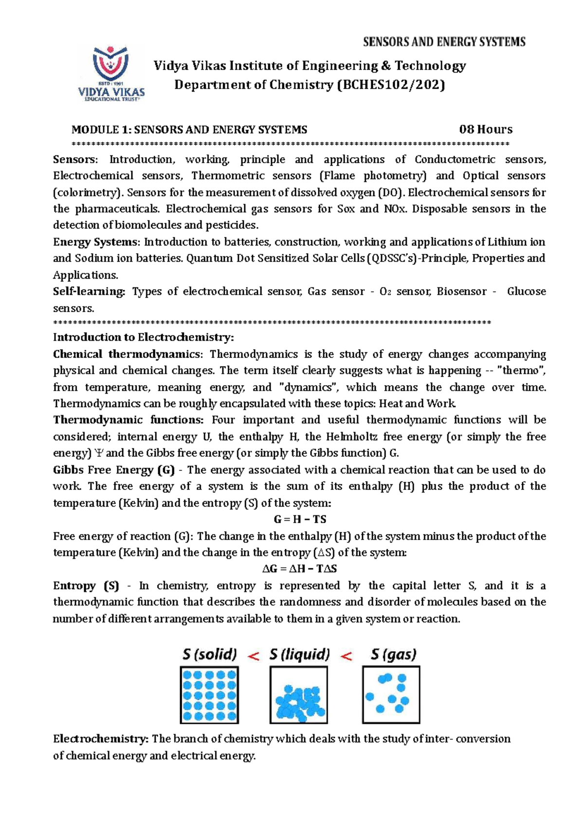 CSE-ISE Module 1: Sensors and Energy Systems Overview - Studocu