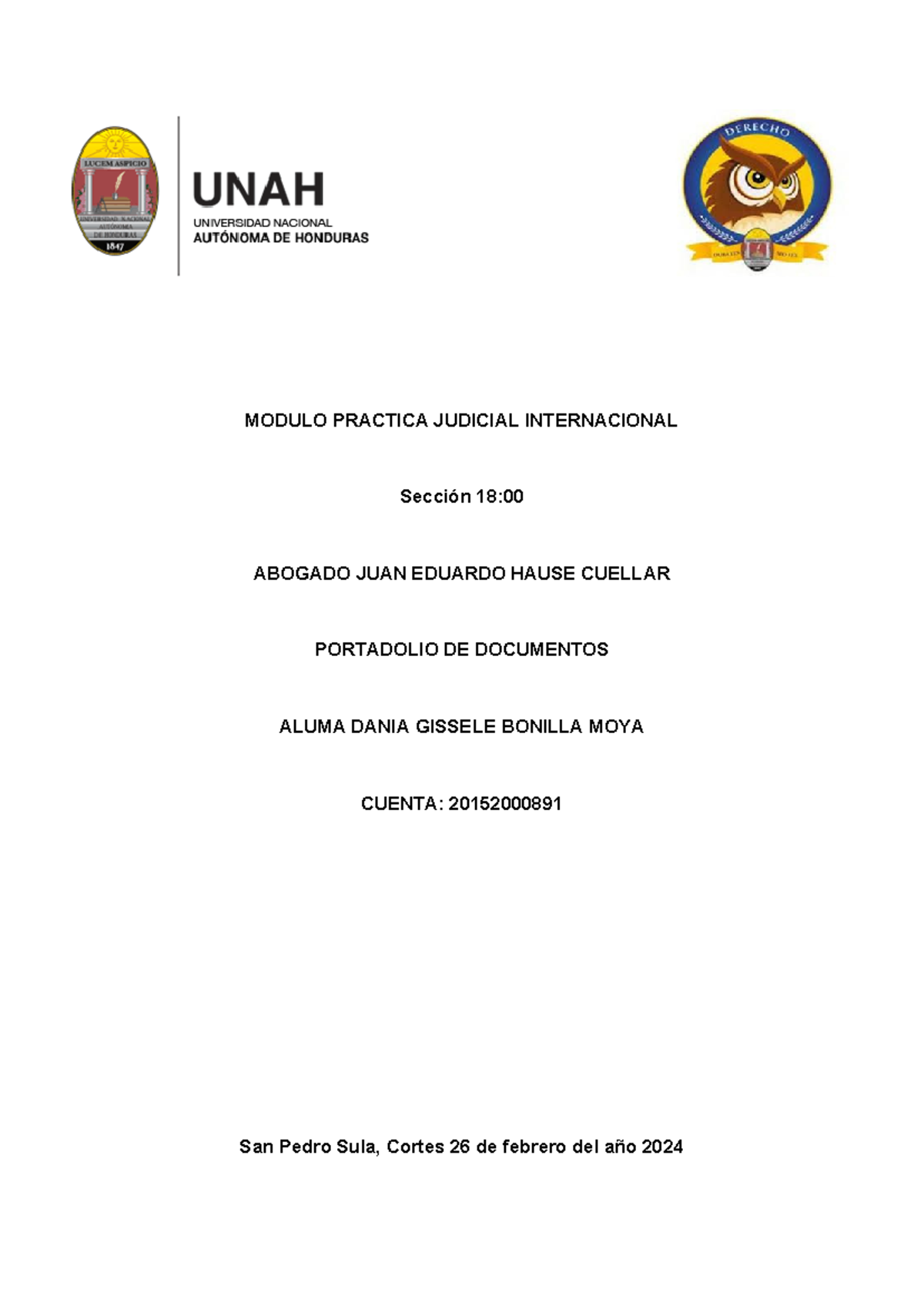 Informe Grupo 2 Notarial - MODULO PRACTICA JUDICIAL INTERNACIONAL ...