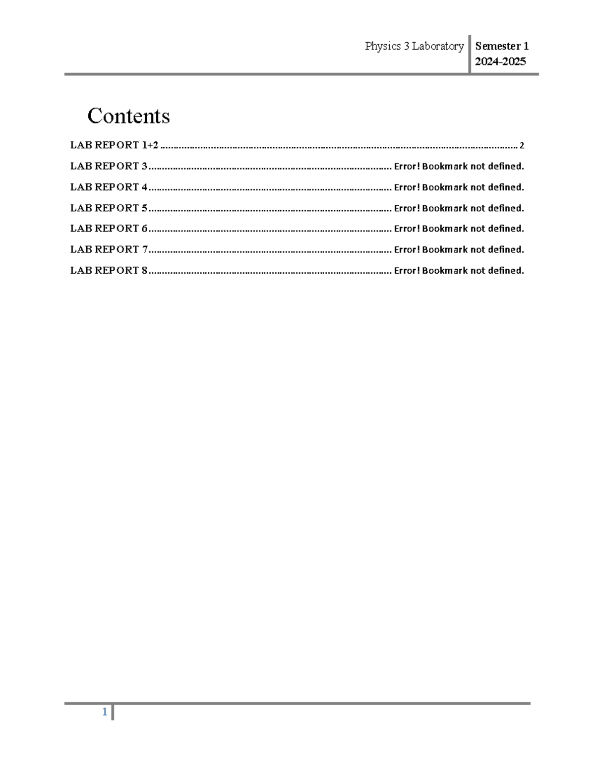 Physics 3 Lab Report 1 & 2: Resistors in Circuits Analysis - Studocu