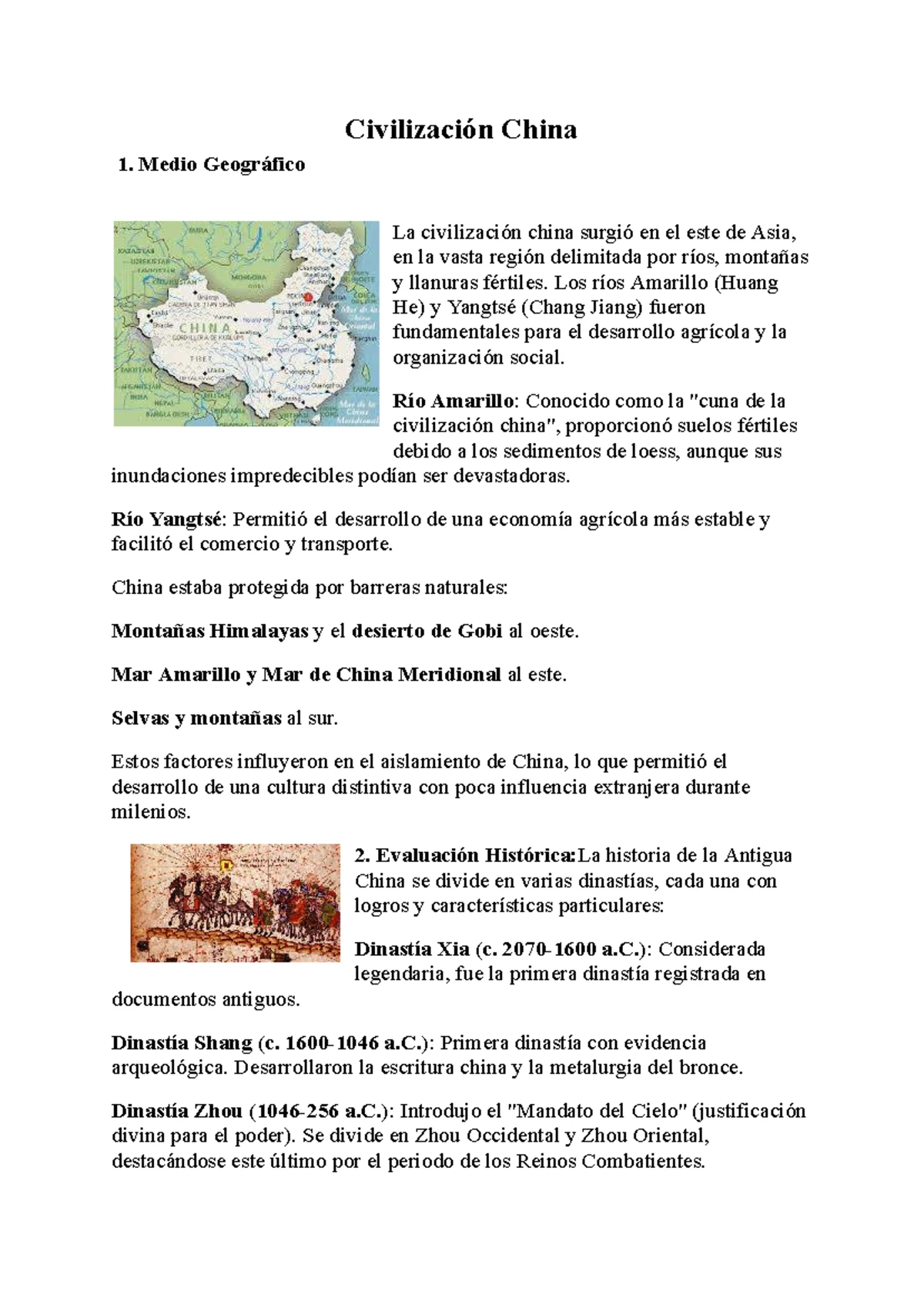 La Actividad Física en Civilizaciones Antiguas: China e India - UASD ...