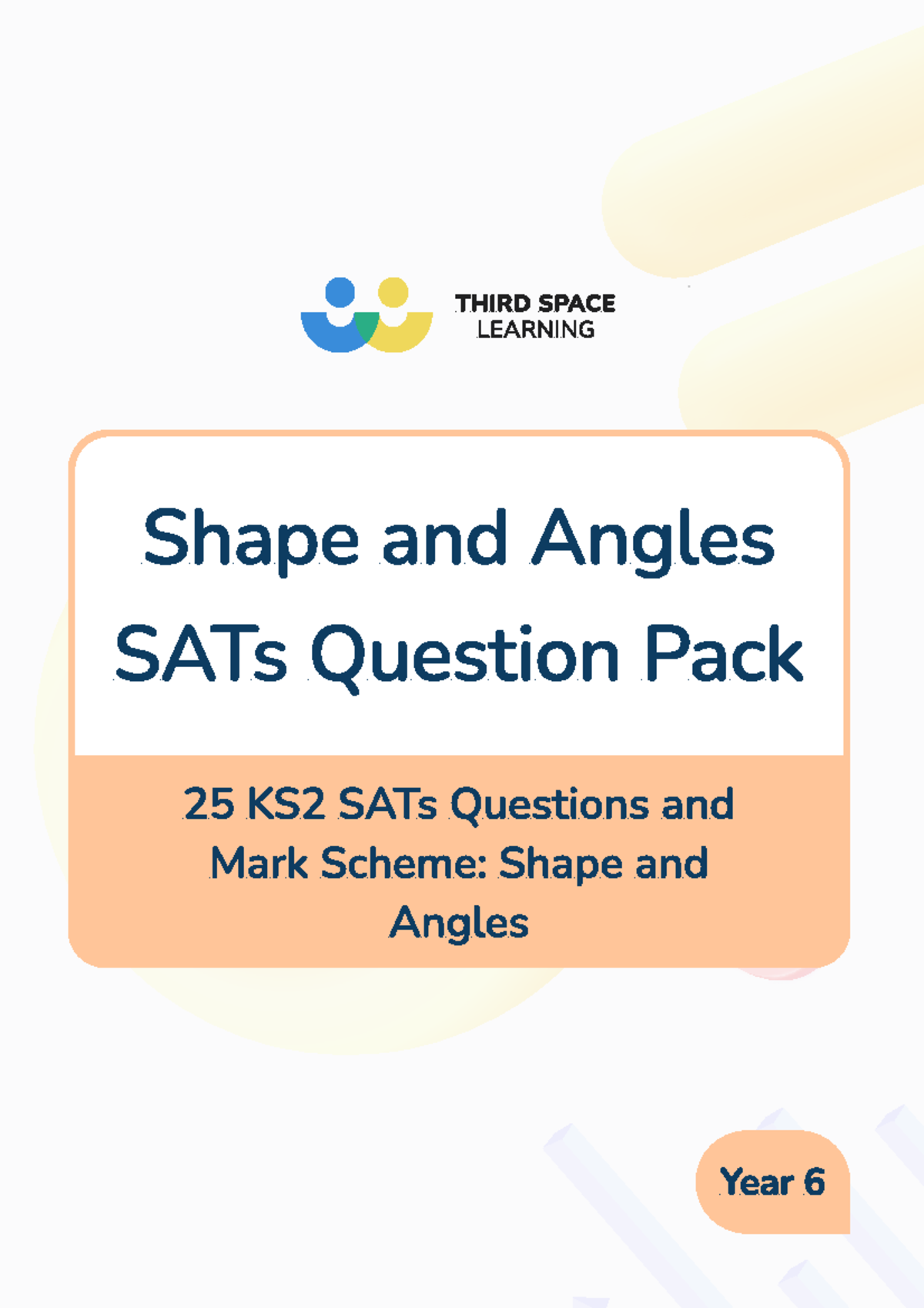 KS2 SATs Shape and Angles Question Pack with Mark Scheme - Studocu