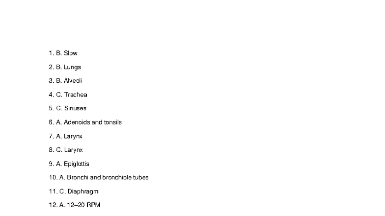 Module 3 Answers: Human Anatomy & Physiology Quiz (BIO101) - Studocu