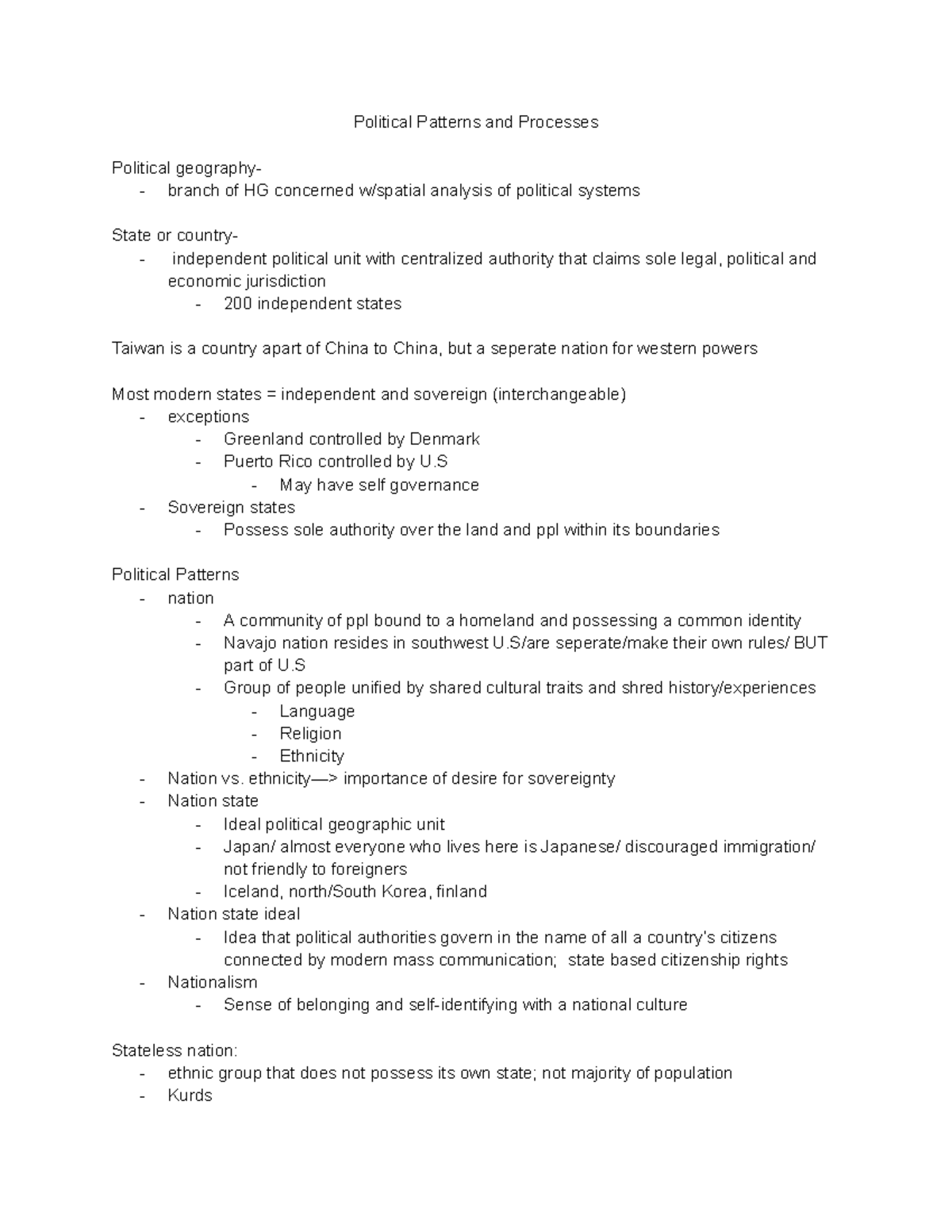 Politics - unit 4 aphug class notes coupled with in detail ap classroom ...