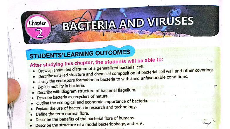Bio-I Chap 02: Bacteria and Viruses - Structure, Function, and ...