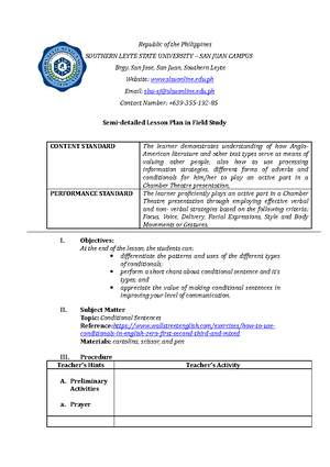 Detailed Lesson Plan in Mathematics 7E's format - Copy - College of ...