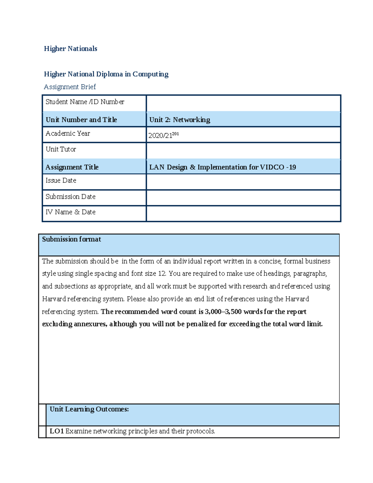 Assingment - Esoft Metro Campus Networking Assignment - Higher ...
