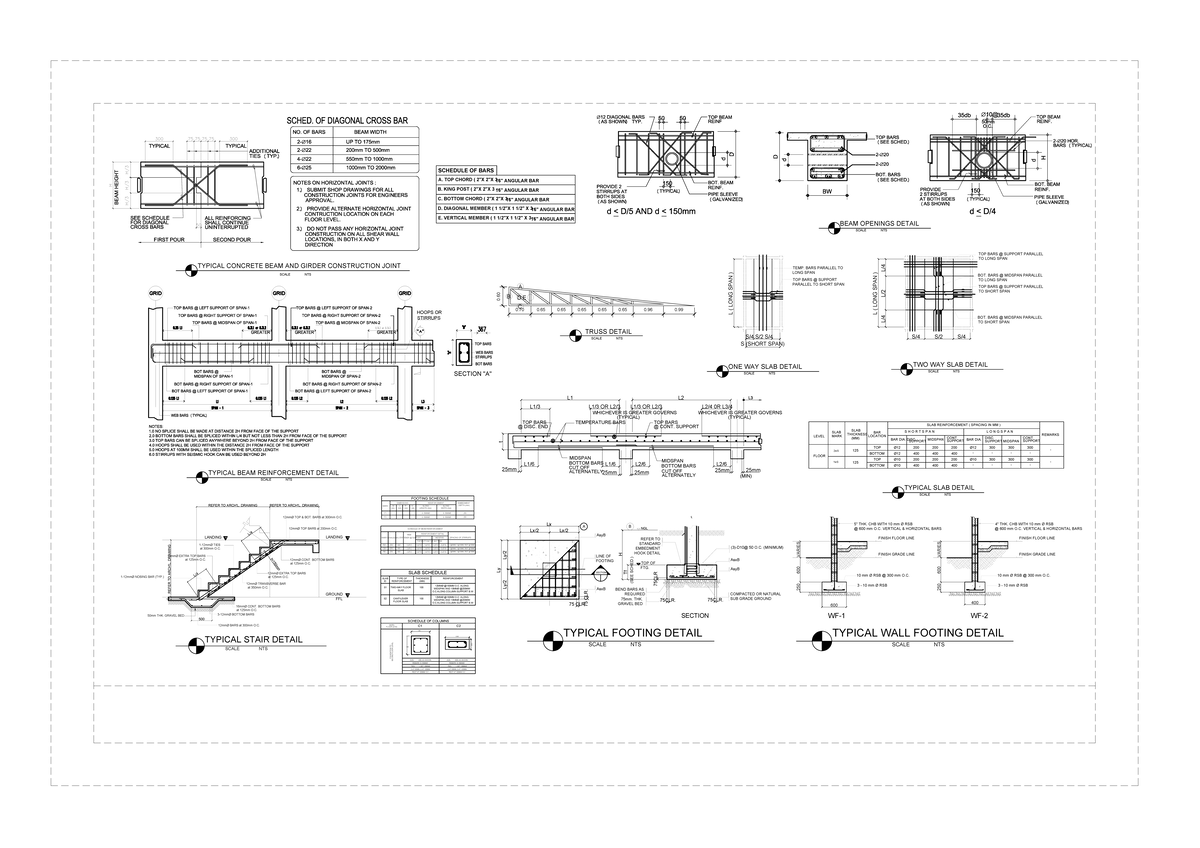 BT3 Final Exam Notes on Structural Beam and Slab Details - Studocu