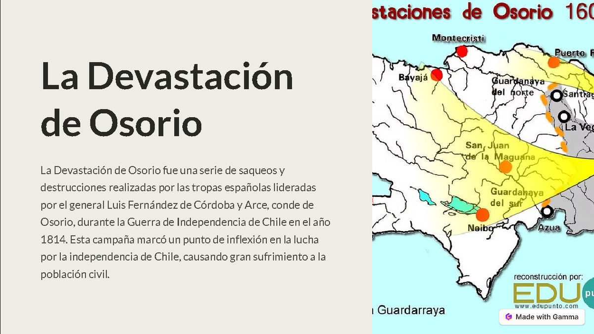 Devastaciones de Osorio en Chile: Impactos y Consecuencias Históricas ...