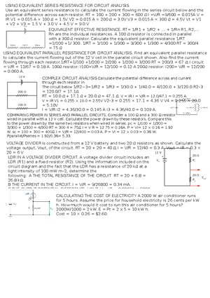 VCE VCAA Physics Formula Sheet (ONLY FORMULA'S) - Victorian Certificate ...