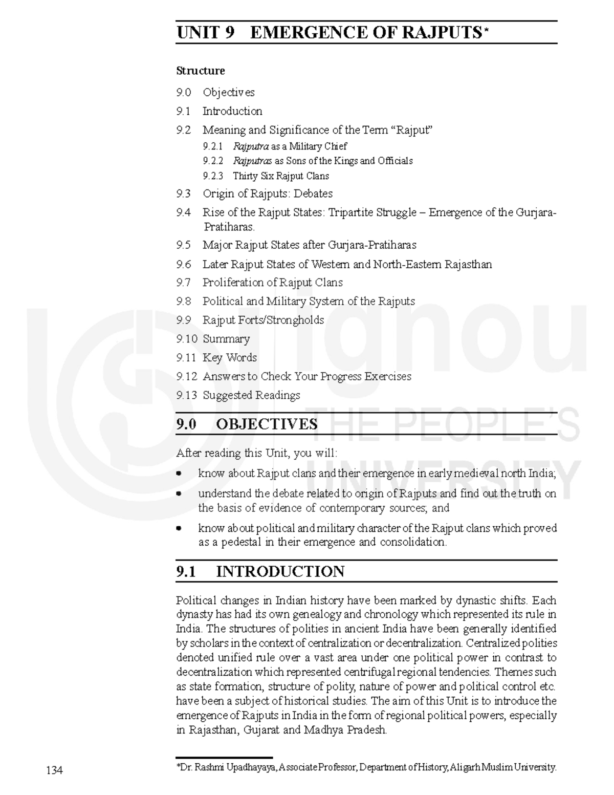 History of India from C. 300 C.E. to 1206: Emergence of Rajputs (HIS ...