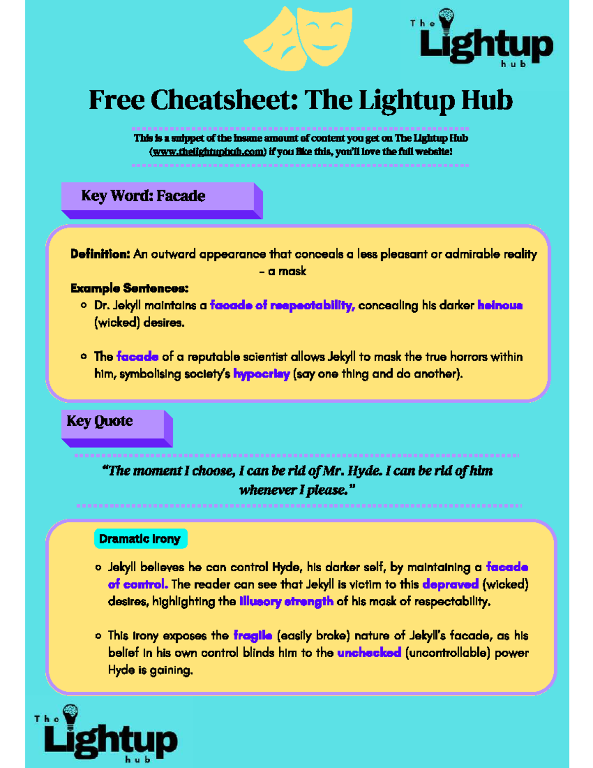 Lightup Hub Notes: Facade Analysis & Key Quotes - Studocu