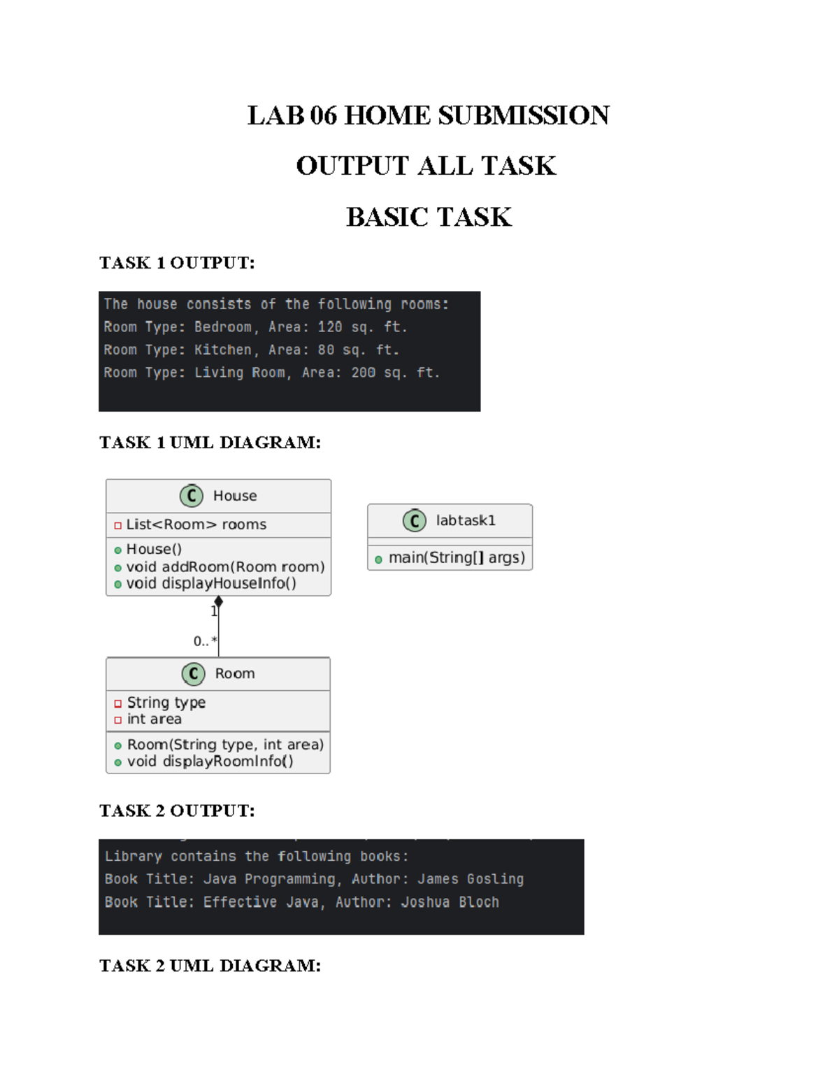 LAB 06: Differences Between Composition & Aggregation Explained - Studocu