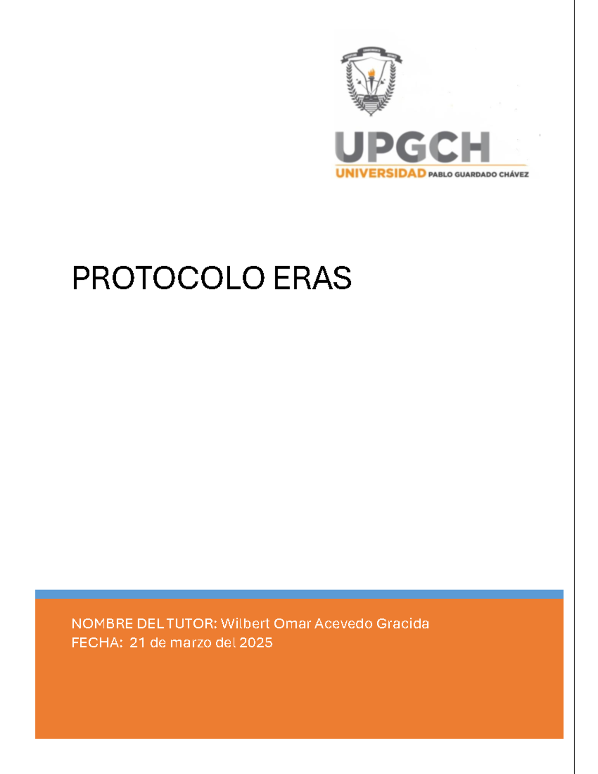 Protocolo ERAS: Estrategias para la Recuperación Acelerada en Cirugía ...