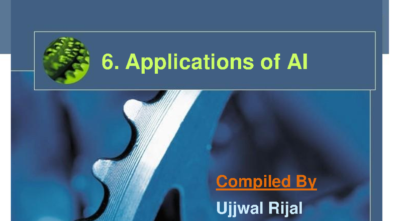 AI Unit 6: Expert Systems Overview and Applications - CSIT 5th SEM - Studocu