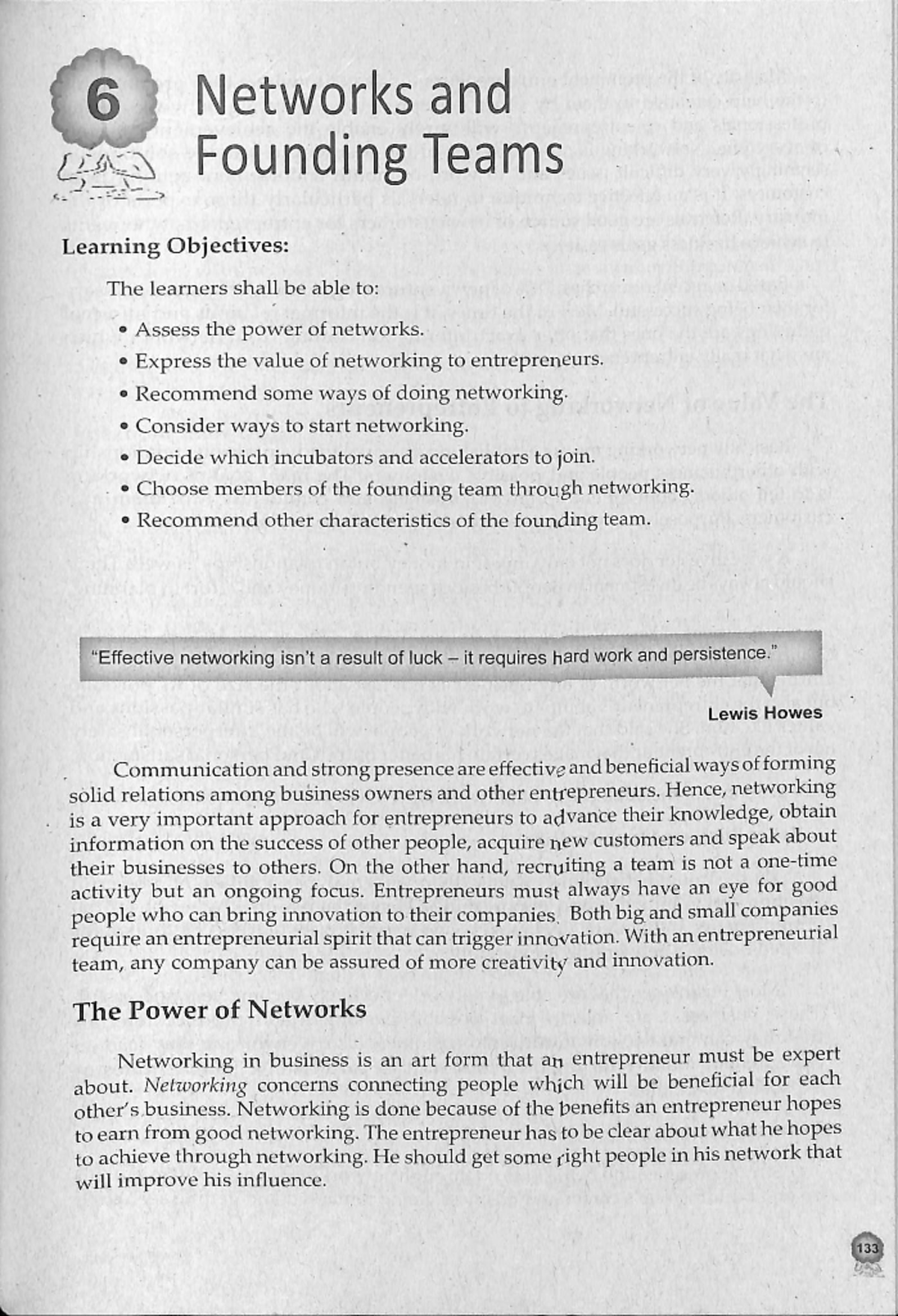 Networks and Founding Teams (Entrepreneurial Mindset, Chapter 6) - Studocu