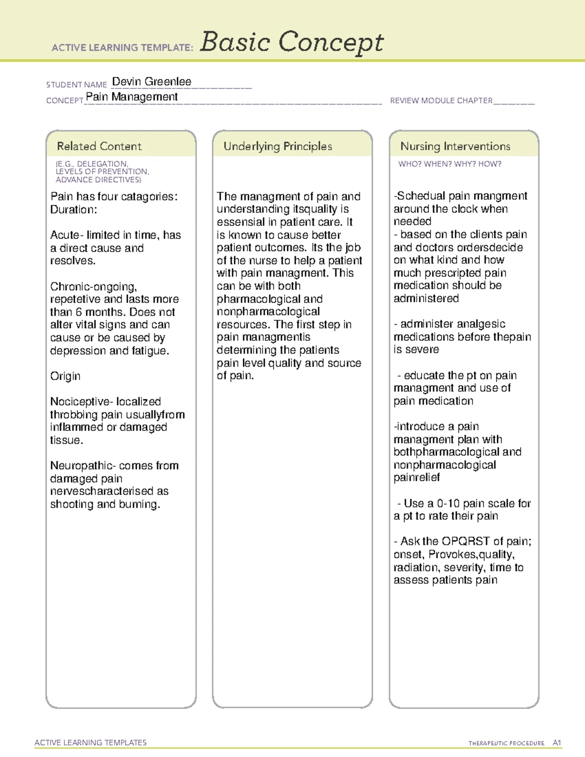 Active Learning Template: Basic Concept - ACTIVE LEARNING TEMPLATES ...