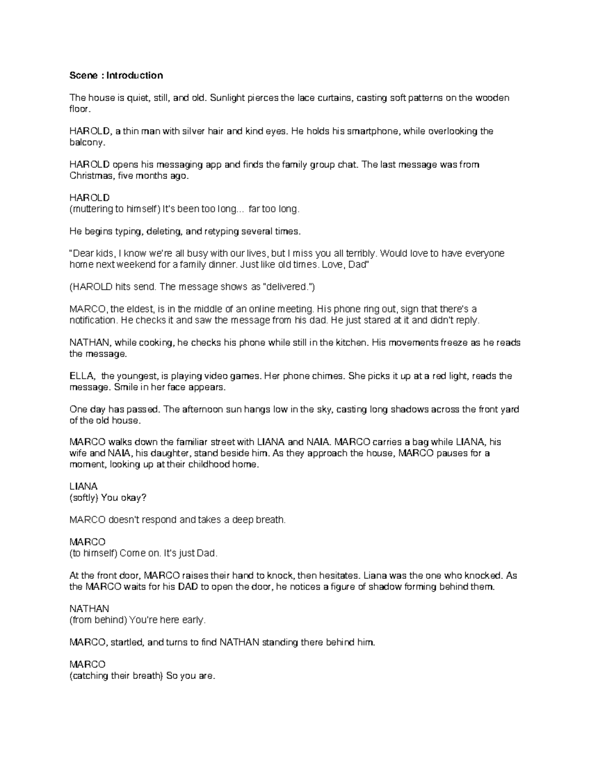 Final-Oral-Script - ps. oral communication - Scene : Introduction The ...