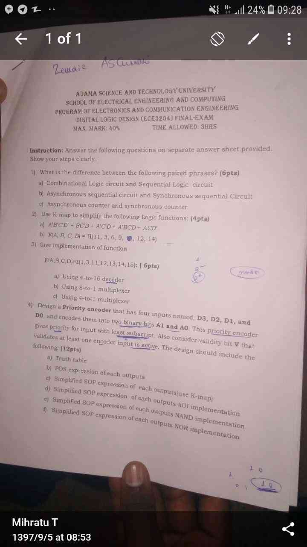 DLD 101 Final Exam Study Guide - Studocu
