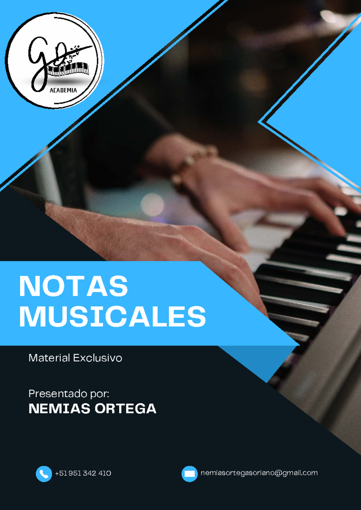 Notas Musicales: Guía de Estudio por Nemias Ortega 951 342 410 - Studocu