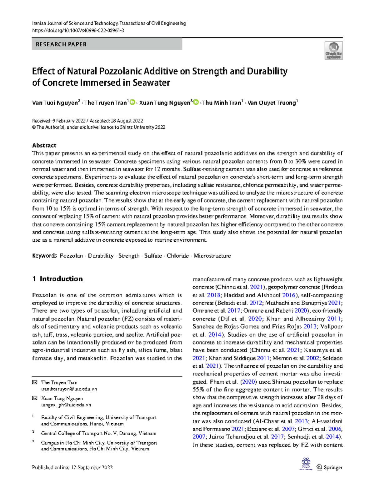 2023- Ijsttce-Effect of natural pozzolanic additives on strength and ...