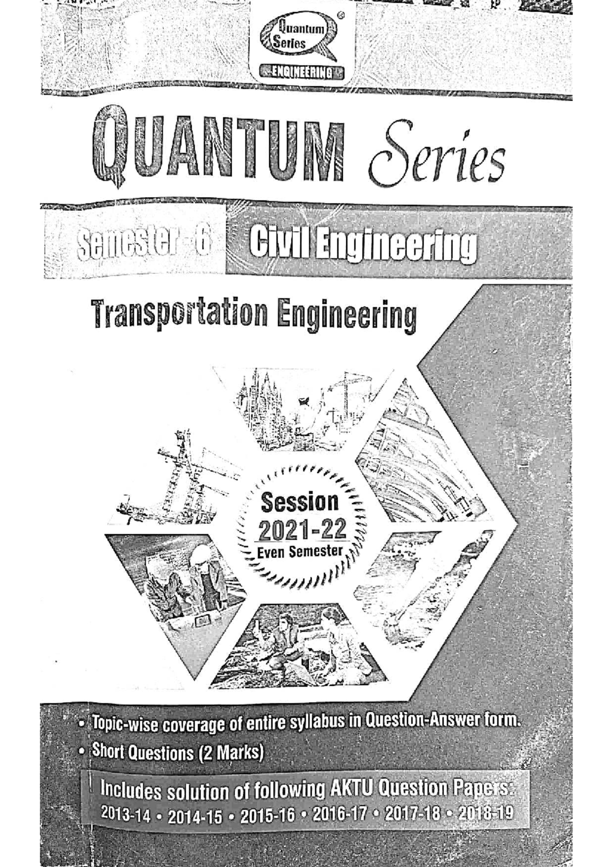 Transportation Engineering AKTU Quantum Study Resources - Studocu