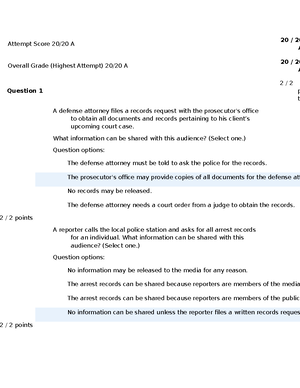 CJ-210 Module 4 Check Your Knowledge quiz - Attempt Score 5 / 5 - A ...