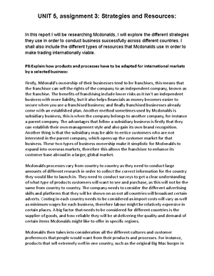 P7 M4 D3 - unit 5 - Assignment – Part 2 5/D Evaluate the impact of cultural differences on - Studocu