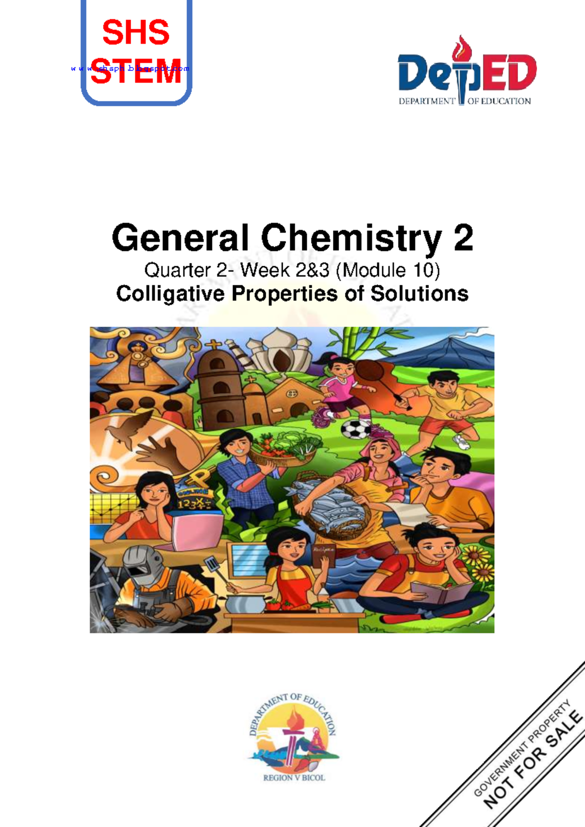 Gen Chem 2 Q2 Module 10: Colligative Properties of Solutions - Studocu