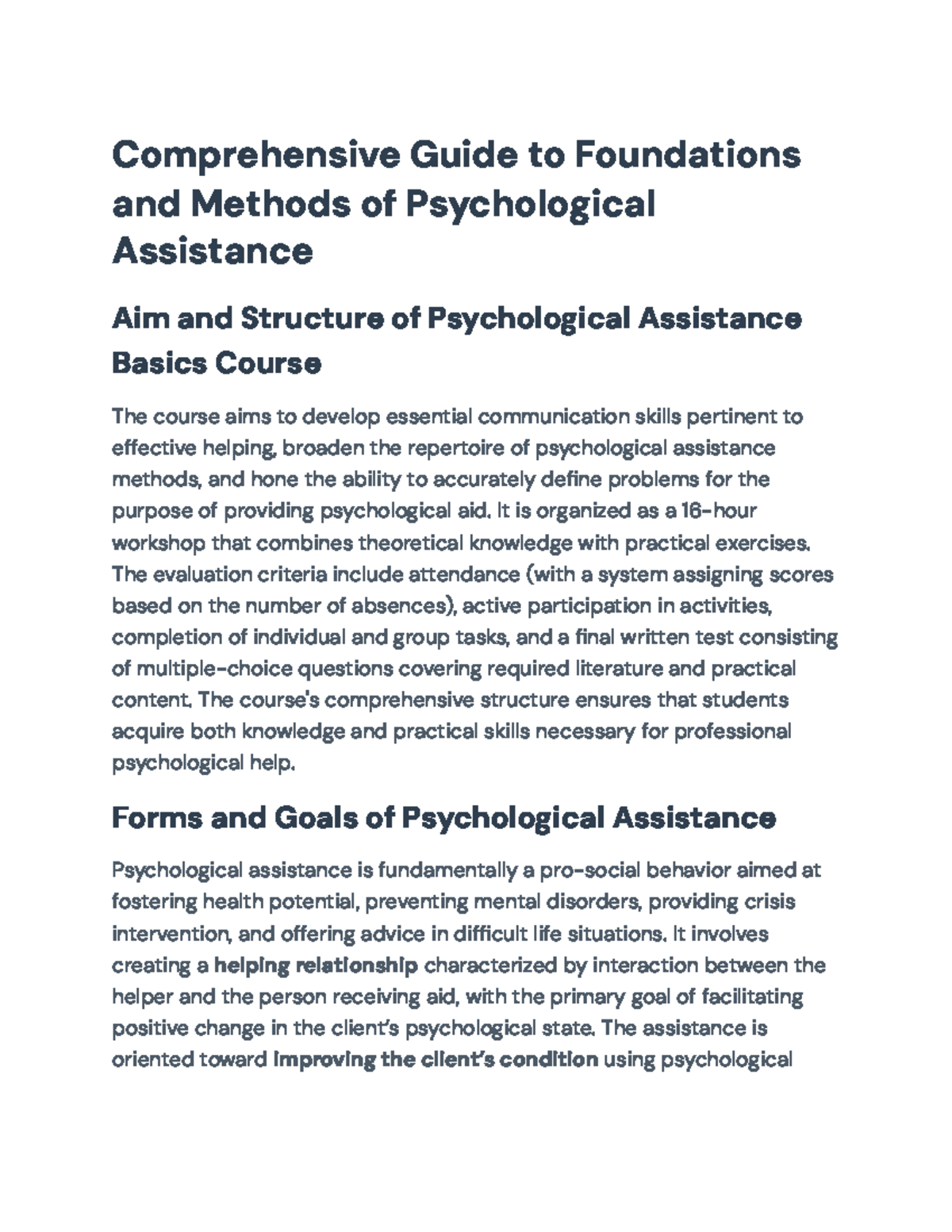 Comprehensive Guide to Foundations & Methods of Psychological ...