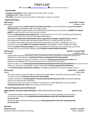 Syllabus MCA 3rd - FTGYHU - MCA III MCAC-0611 Data Science 3-1-0 50 20 ...
