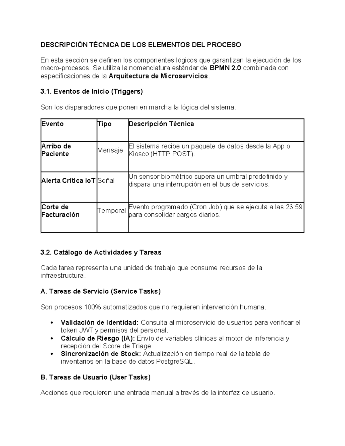 Descripción Técnica de Elementos del Proceso BPMN 2.0 - Studocu