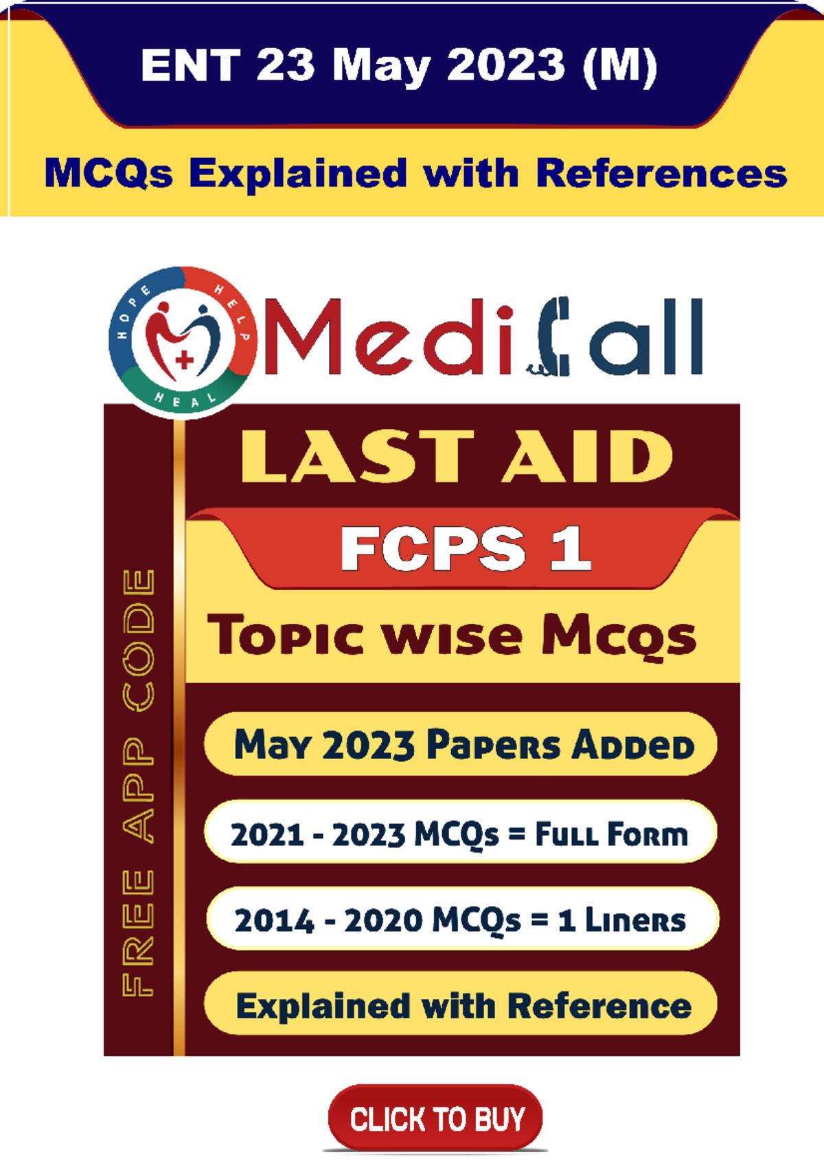 ENT 23 May 2023 (M) - MediCall fcps1 past papers - View References ...
