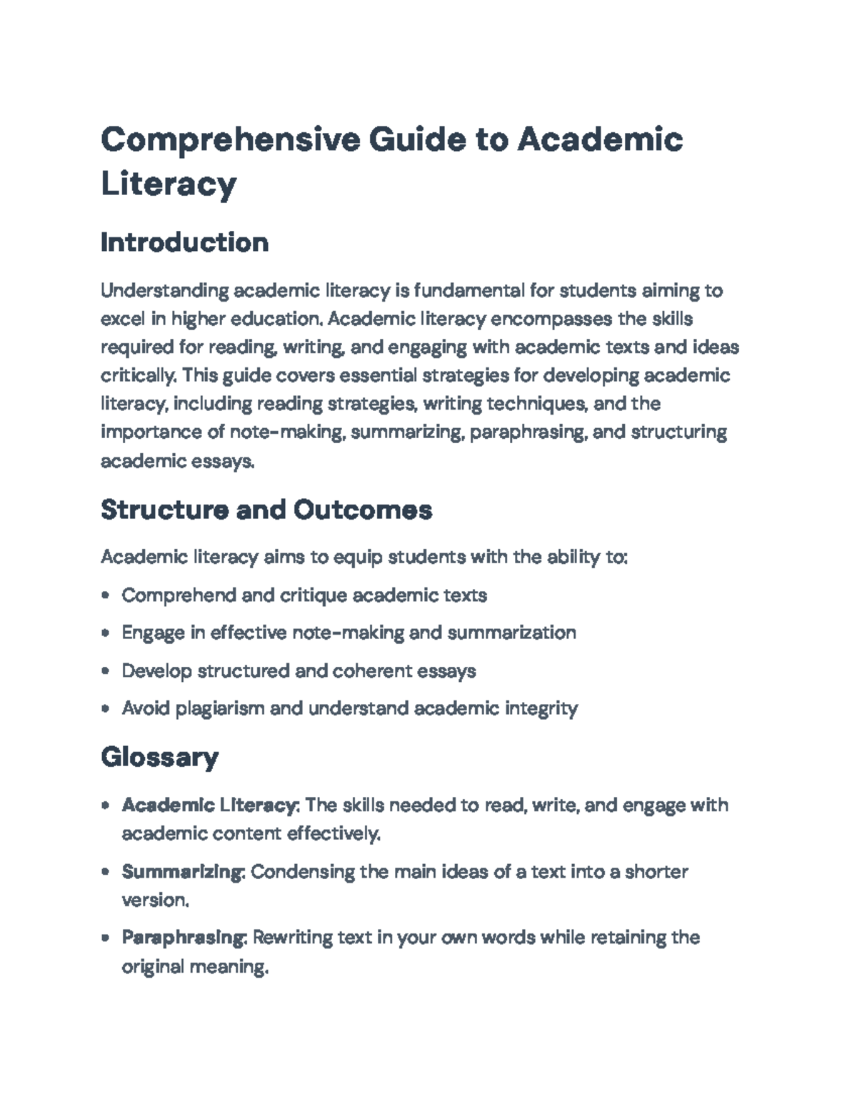 A Comprehensive Guide to Academic Literacy Strategies for Students ...