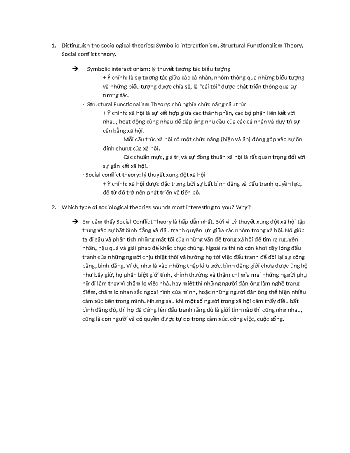 Sociological Theories: Symbolic Interactionism, Functionalism ...