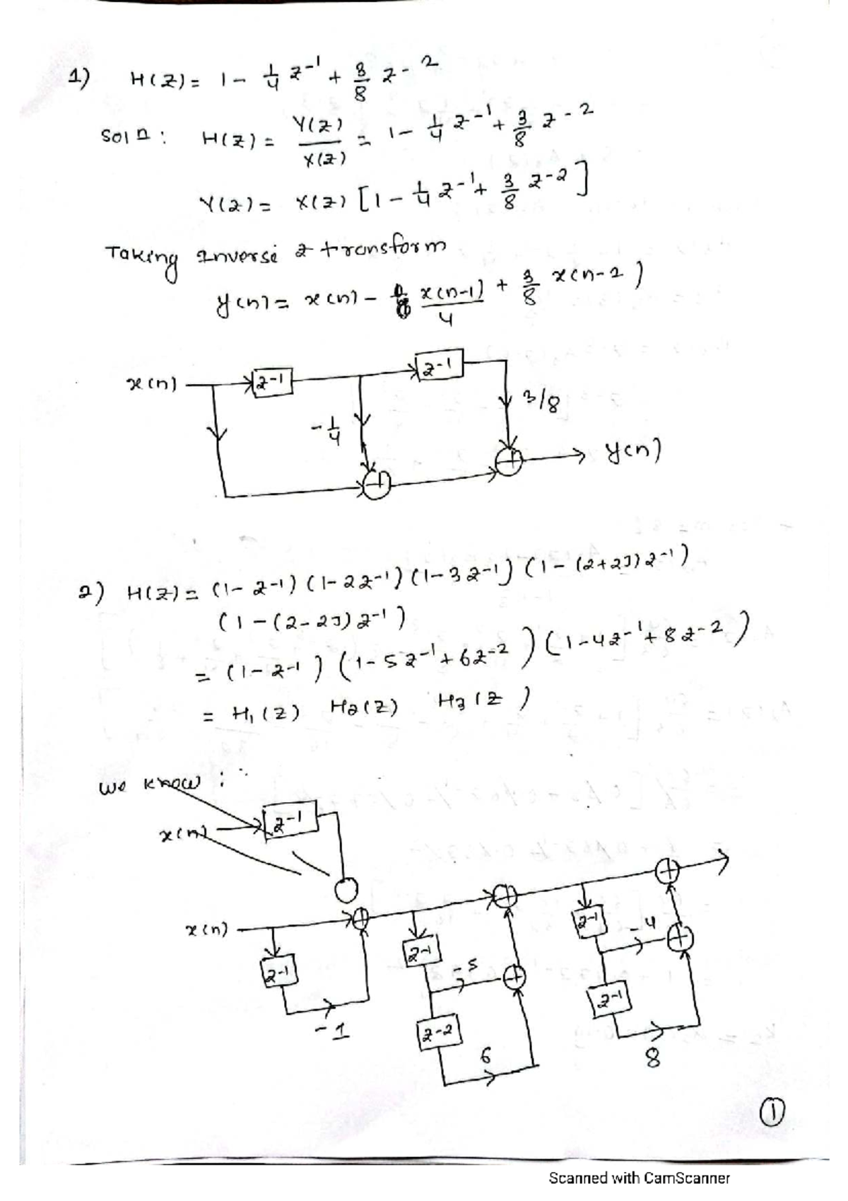 Assignment 4 Solutions: Inverse Transforms and System Analysis - Studocu