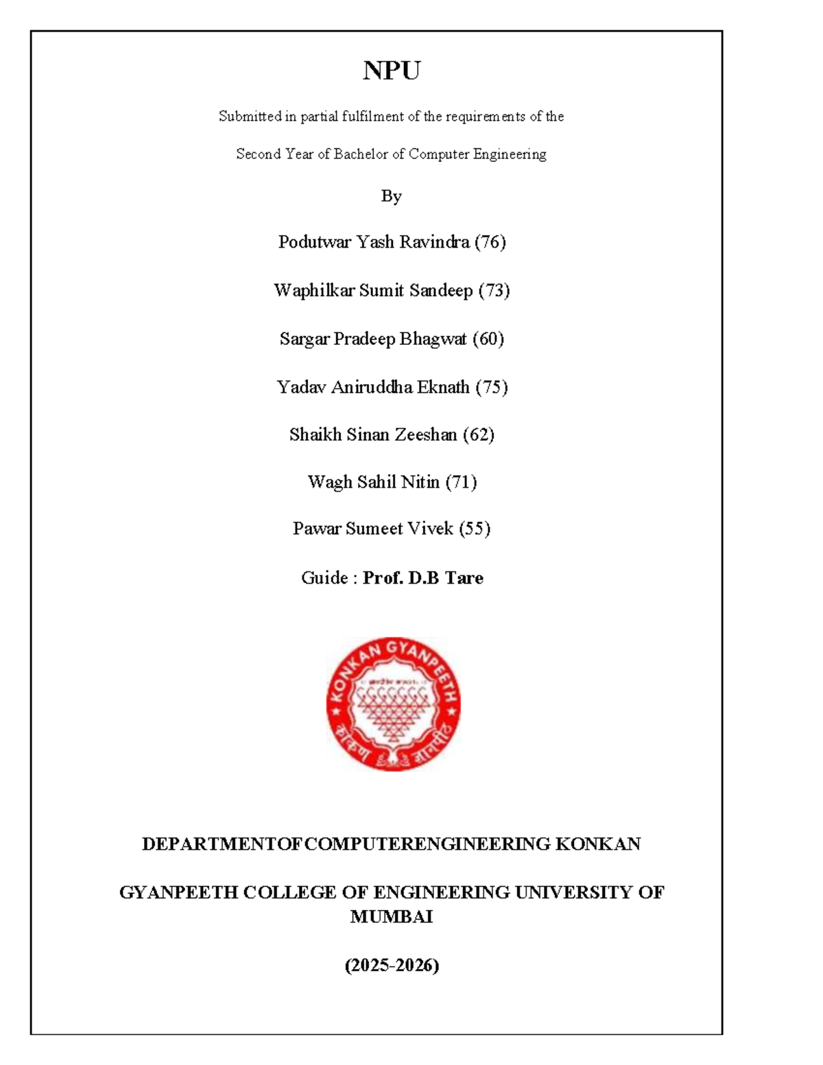 PCE Final Report: Neural Processing Units in AI Applications - Studocu