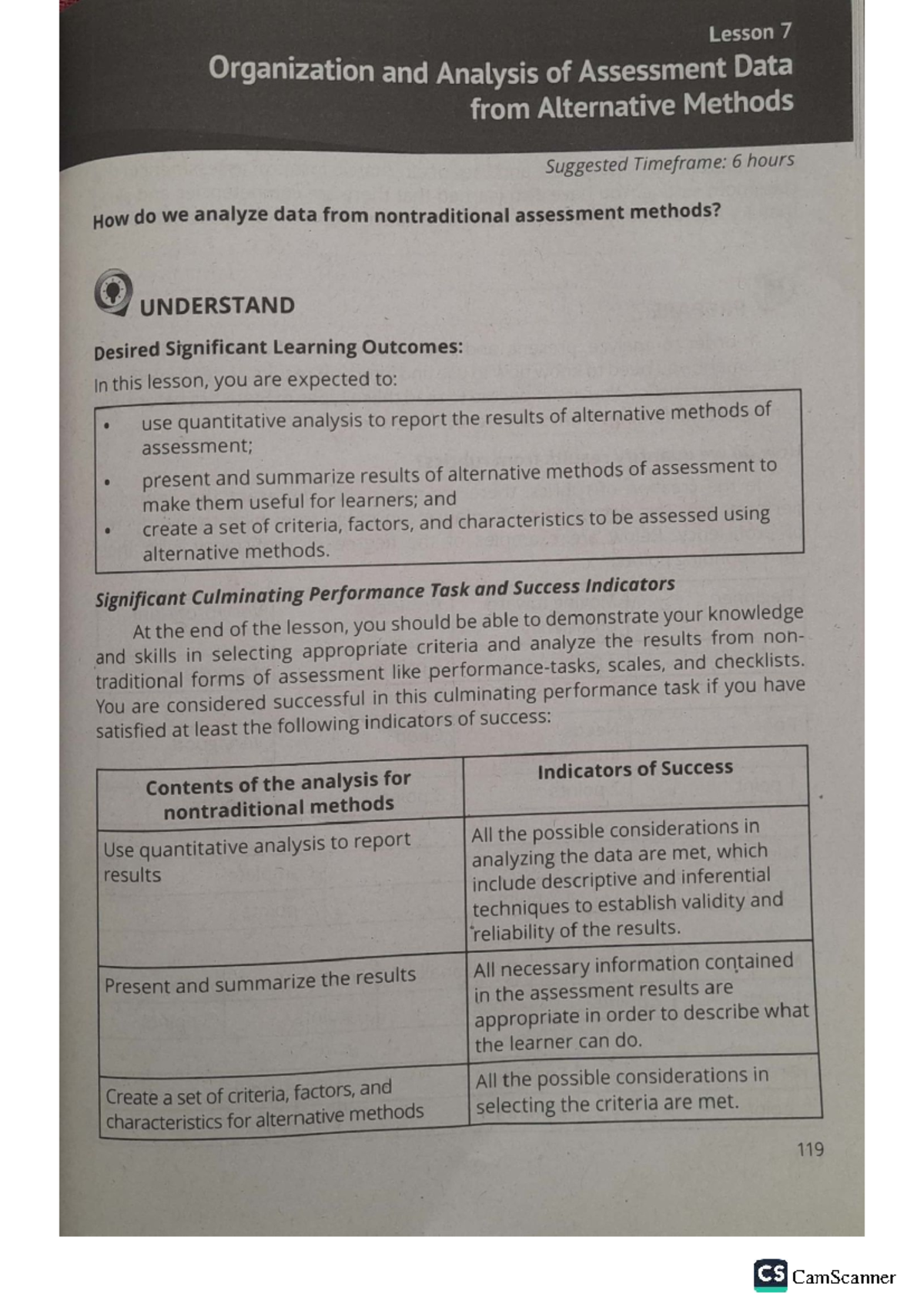 L7 - Analyzing Assessment Data from Alternative Methods in Education ...