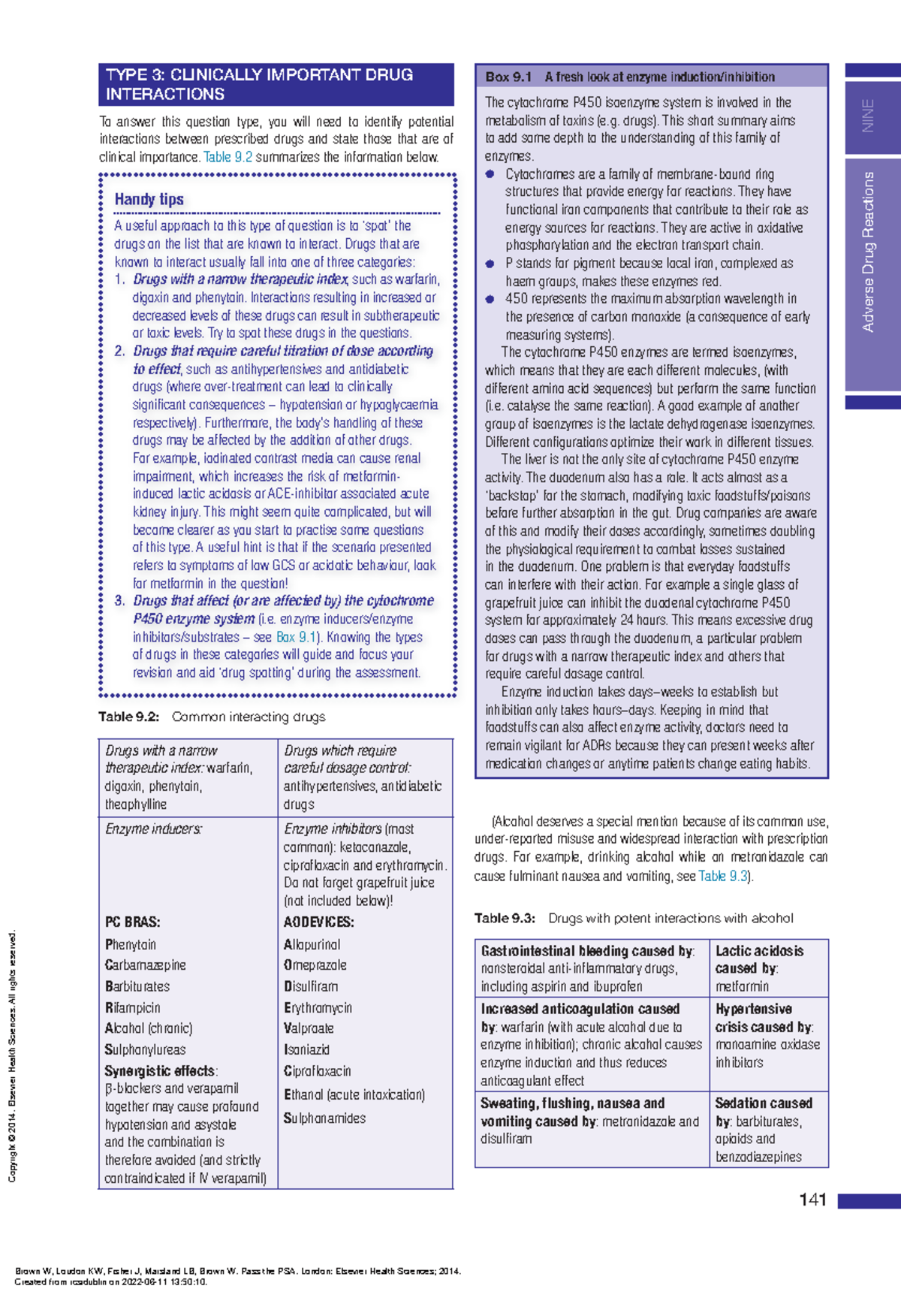 PSA Key Drug Interactions: Insights on Adverse Reactions ...